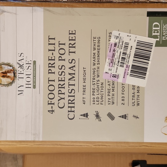 My Texas House | Holiday | New Viral Walmart My Texas House 4 Ft Prelit ...